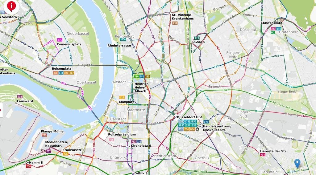 Bus und Bahn fahren in Düsseldorf : Rheinbahn – Einfach. Immer. Da.