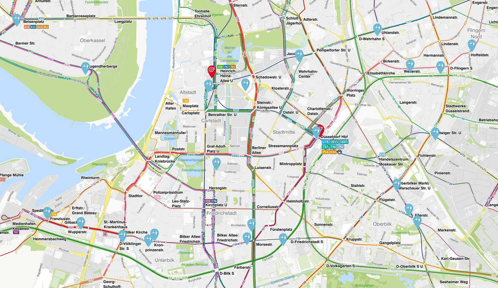 MobilityMap | Rheinbahn